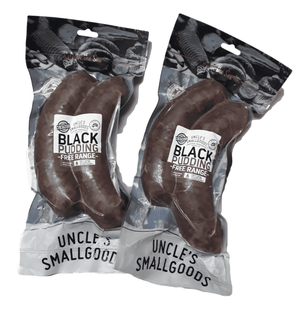 Black Pudding - 450g twin pack - Uncles Smallgoods