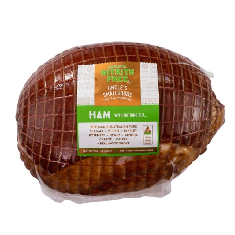 Nitrite Free Ham 150g sliced - Uncles Smallgoods