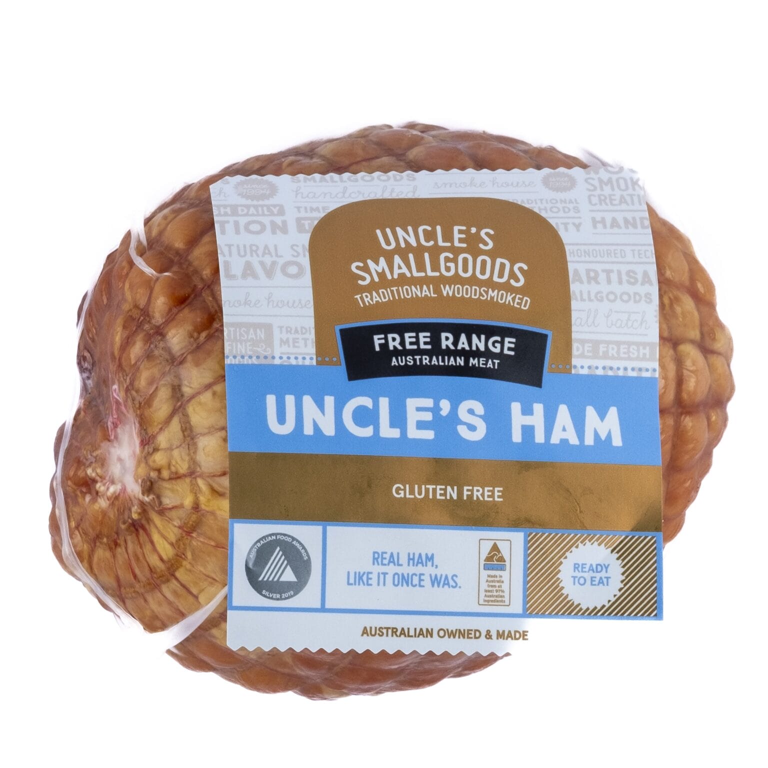 Natural Nitrite-Free Ham 150g sliced - Uncles Smallgoods