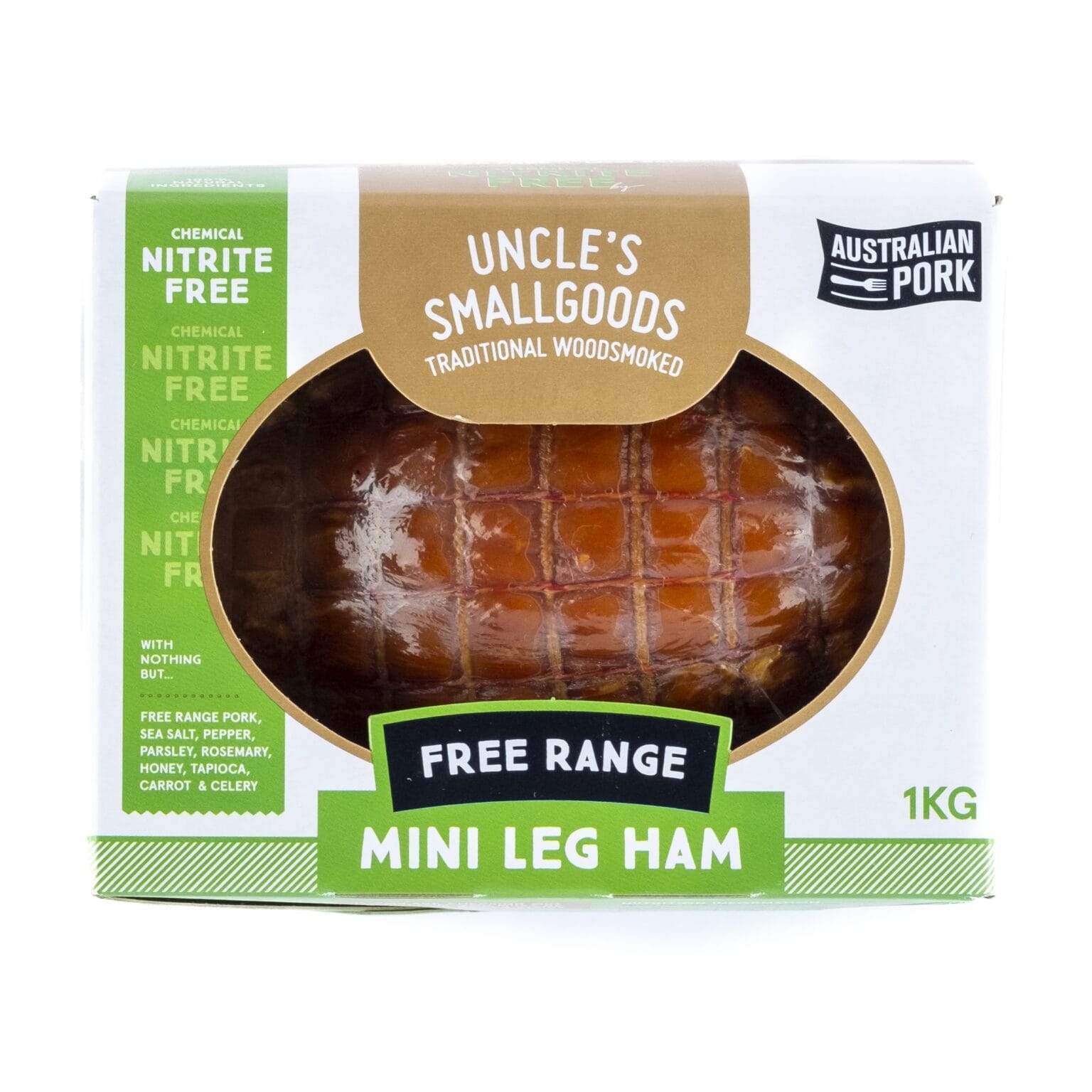 1kg Natural Mini Ham Gift Box - Uncles Smallgoods
