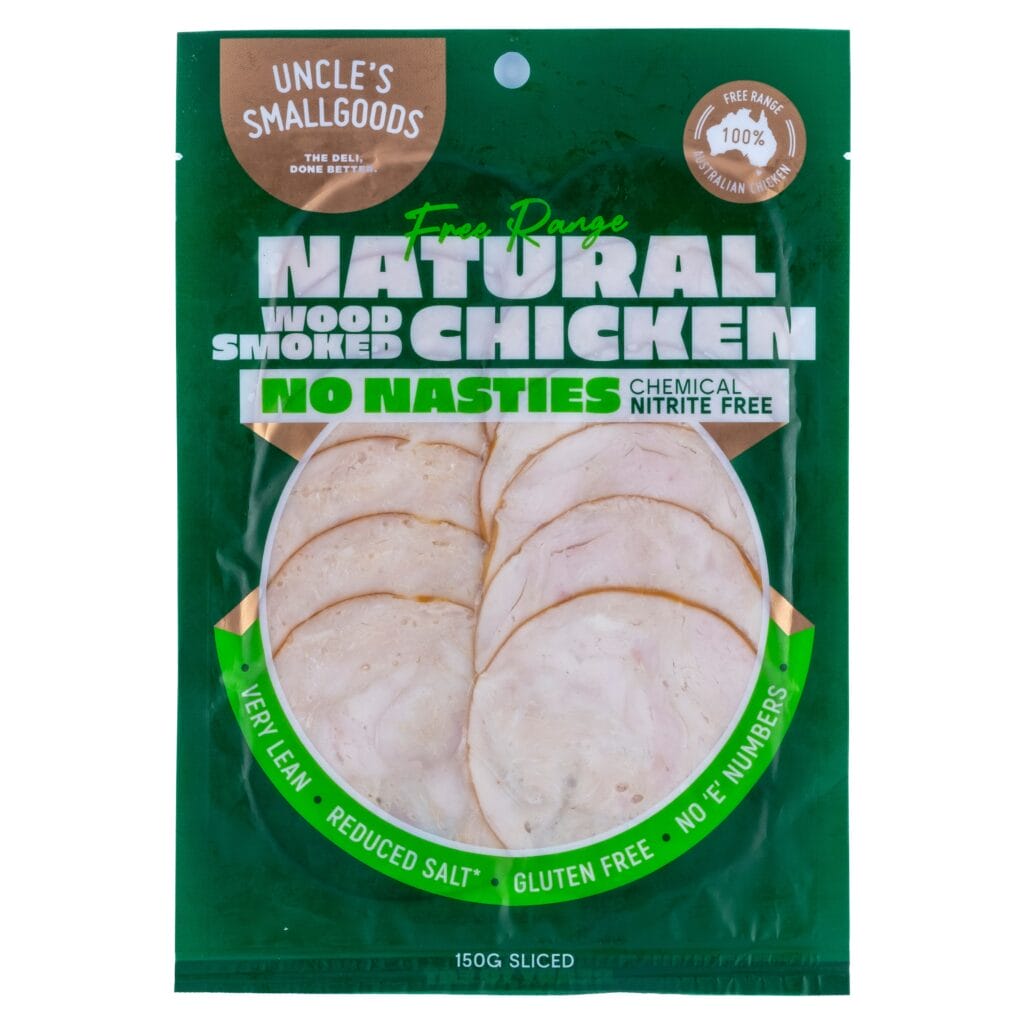 Natural Nitrite-Free Ham 150g sliced - Uncles Smallgoods